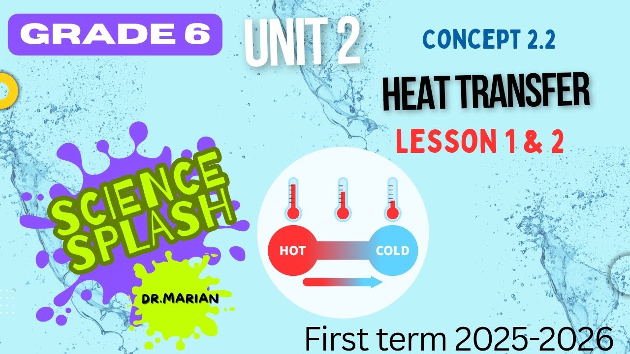 ساينس سادسة ابتدائي تيرم أول Science grade6 concep2.2 lesson1 and 2 ...