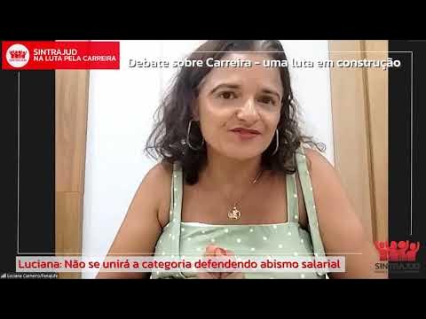 Sintrajud na luta pela carreira: ‘não se unirá a categoria defendendo abismo salarial’ - YouTube