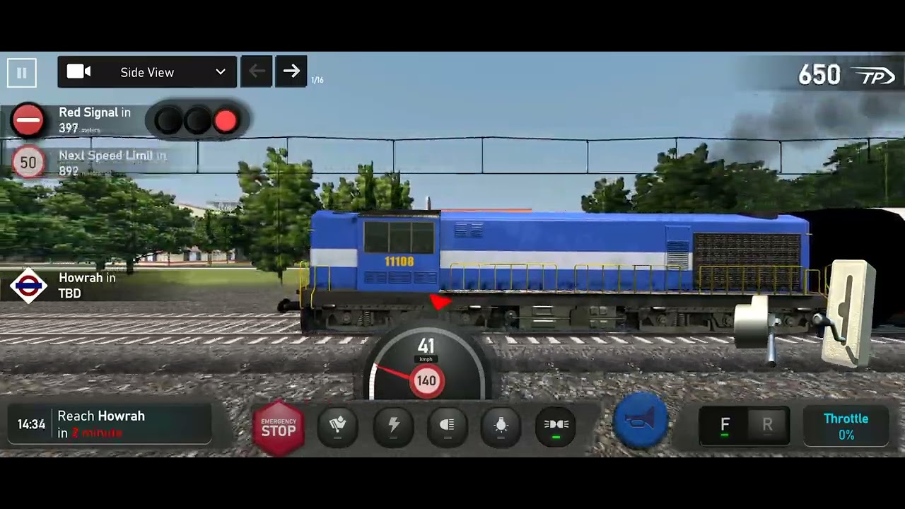 ICF red coach With WDM3D loco - Bhubaneswar to Howrah - Howrah Express ...