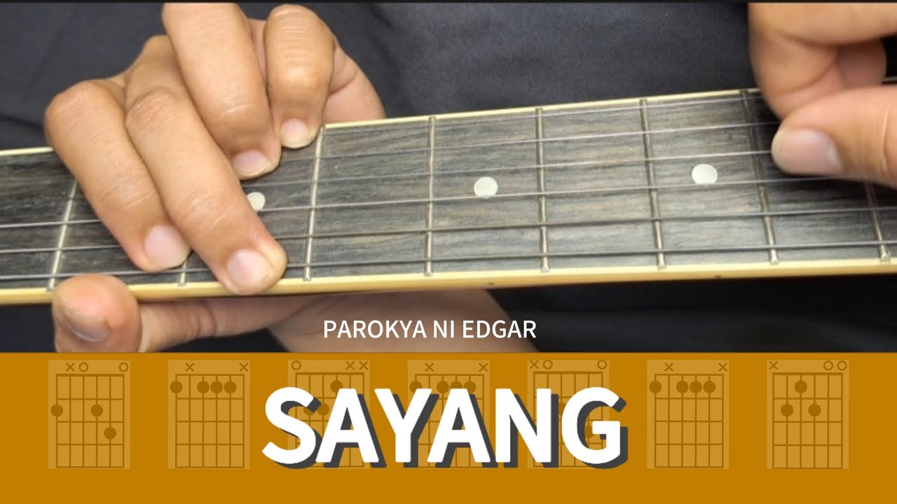 PAROKYA NI EDGAR - SAYANG | GUITAR TUTORIAL - YouTube