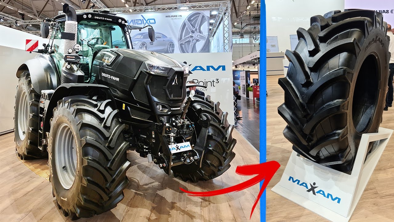 Deutz-Fahr WARRIOR 8280 TTV + MAXAM MS951R Agrixtra - YouTube