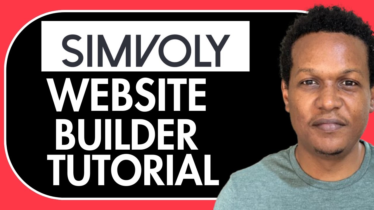SIMVOLY WEBSITE BUILDER TUTORIAL FOR BEGINNERS - YouTube