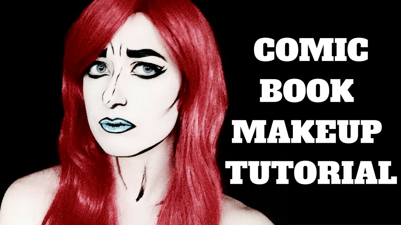 Comic Book/Pop Art Makeup Tutorial - YouTube