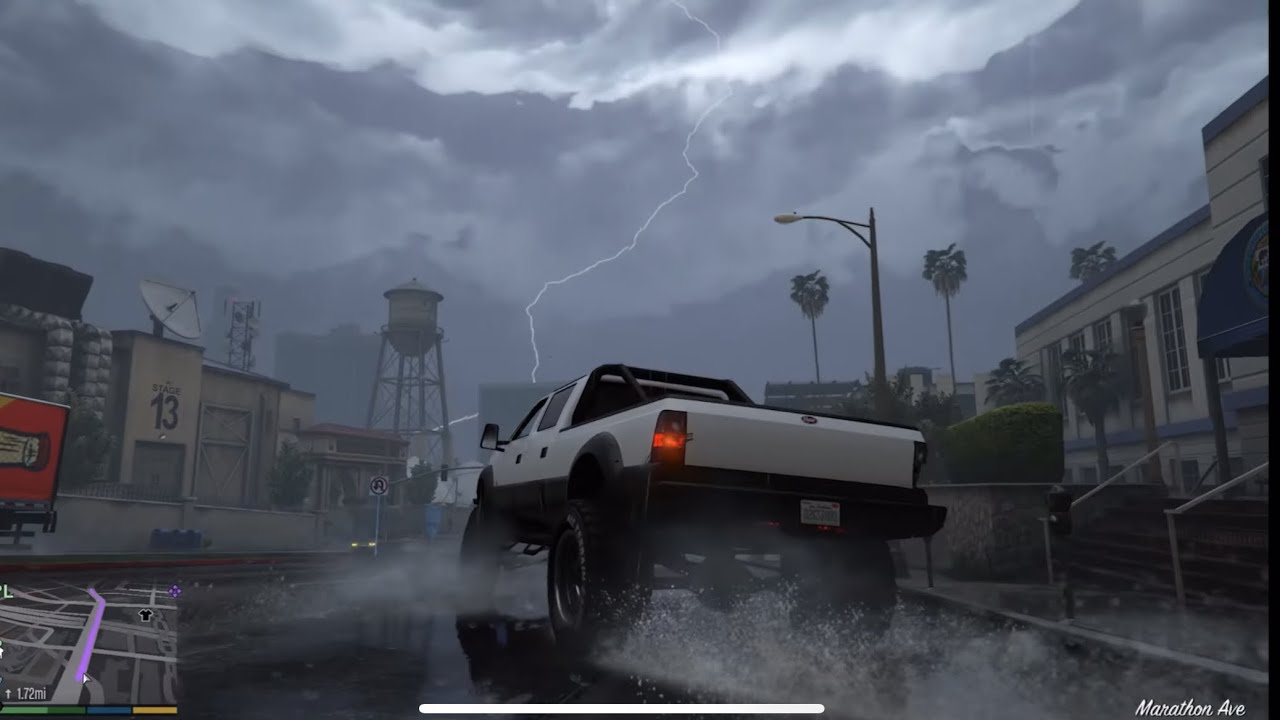 The sky looks amazing in Gta 5 enhanced ray tracing config file graphic ...