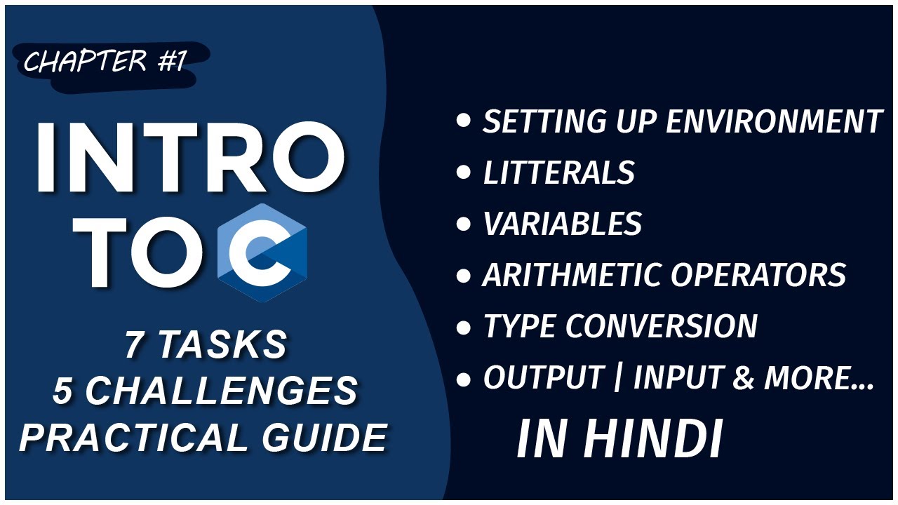 Mastering C Programming Chapter 1 Tutorial With Practical Tasks And 1006
