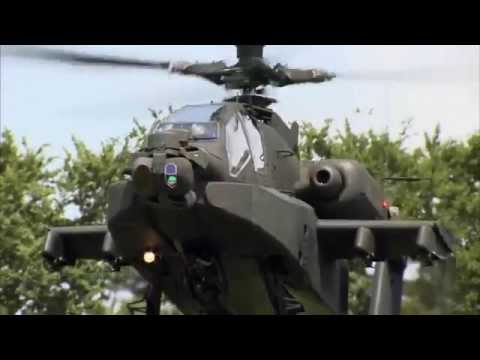 British Royal Air Force (RAF)Apache Attack Helicopter Mk1 undertakes ...
