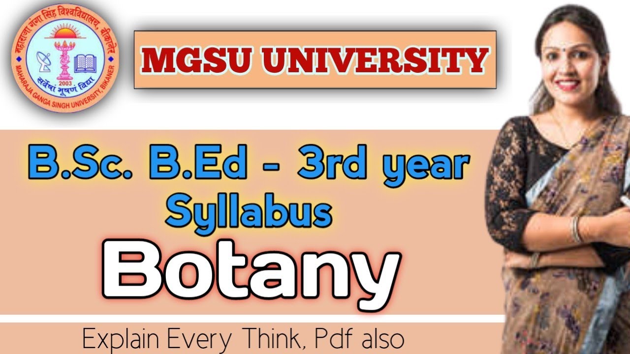 Botany Syllabus Bsc Bed 3rd Year New Syllabus Full Explain Paper botany-syllabus-bsc-bed-3rd-year-new-syllabus-full-explain-paper