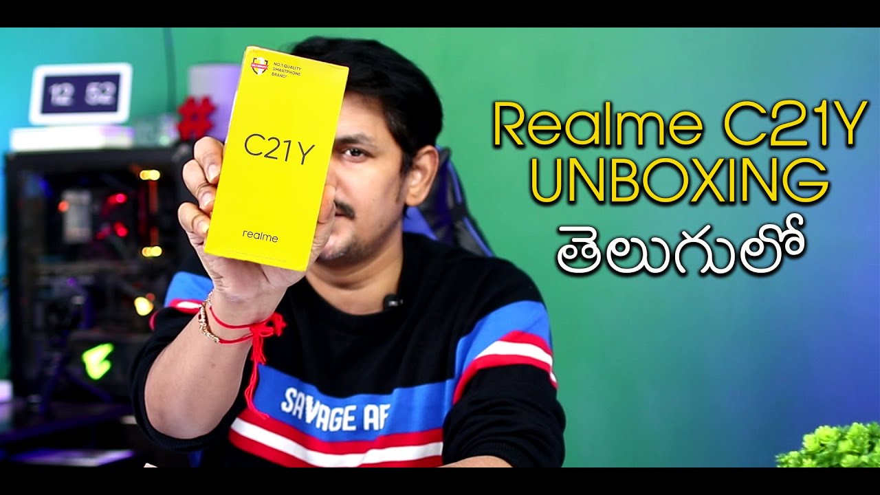 Realme C21Y Unboxing and initial impression - YouTube
