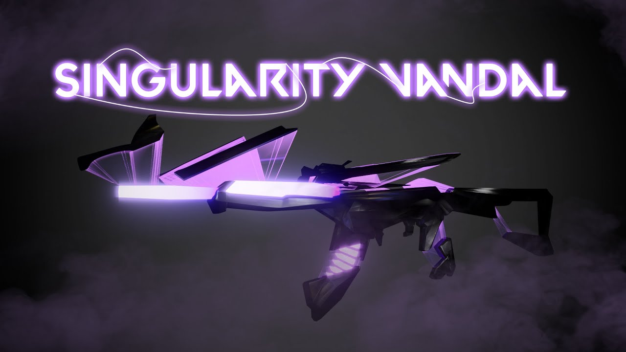 Valorant Singularity Vandal (20x Blender Timelapse) - YouTube