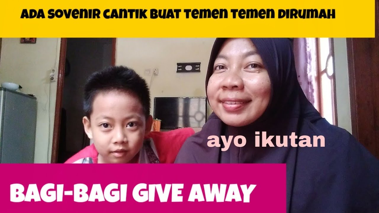 BAGI-BAGI give away||bagi bagi sovenir cantik - YouTube