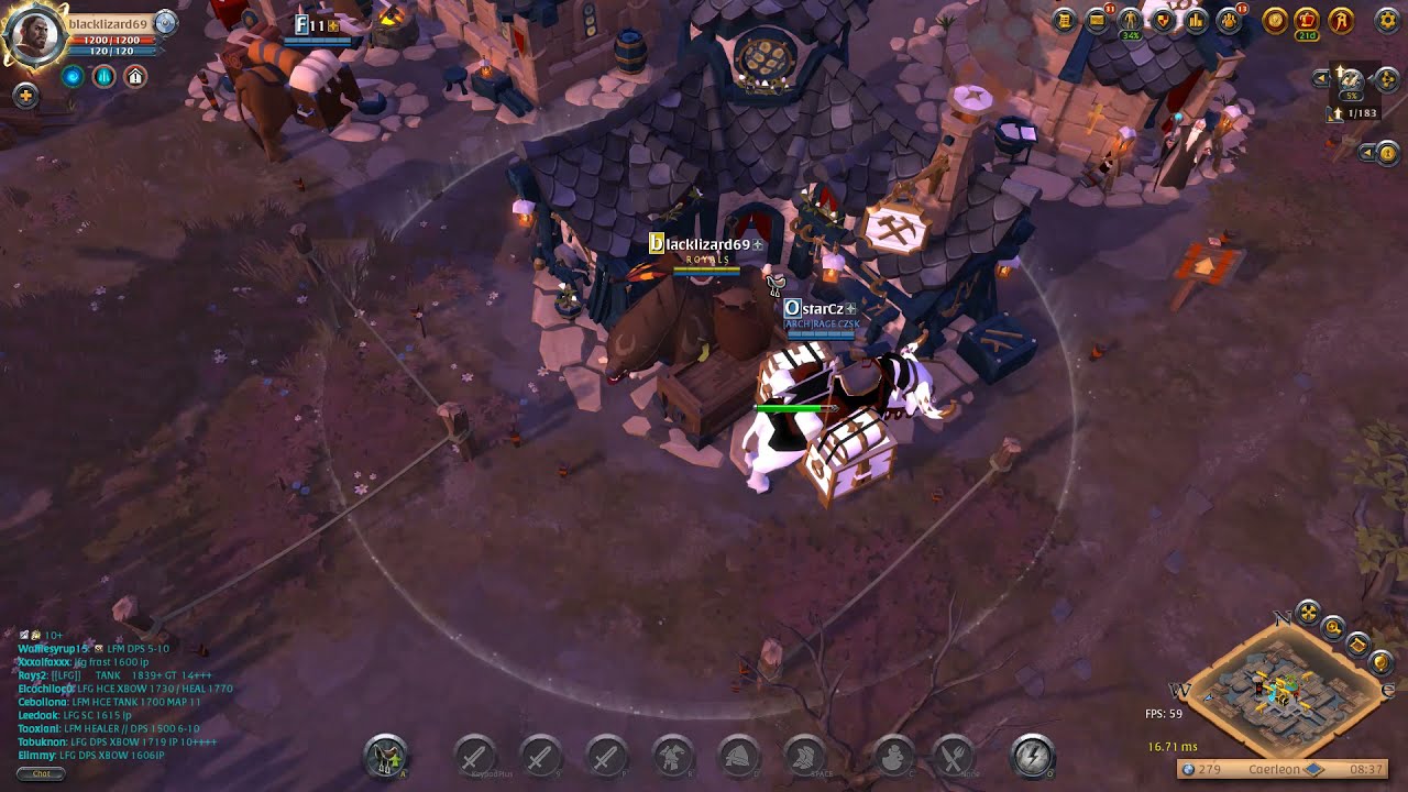 Albion Online t8 gathering gear crafting - YouTube