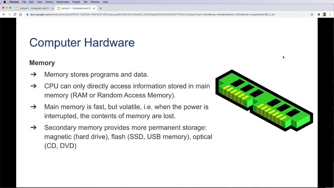 Python Introduction 4: Computer Hardware - YouTube