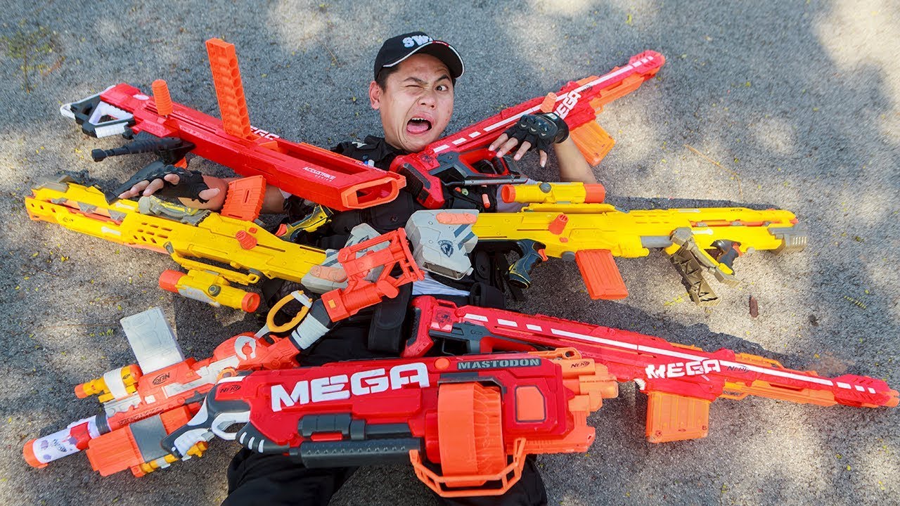 LTT Game Nerf War : Winter Warriors SEAL X Nerf Guns Fight Gang Rocket ...