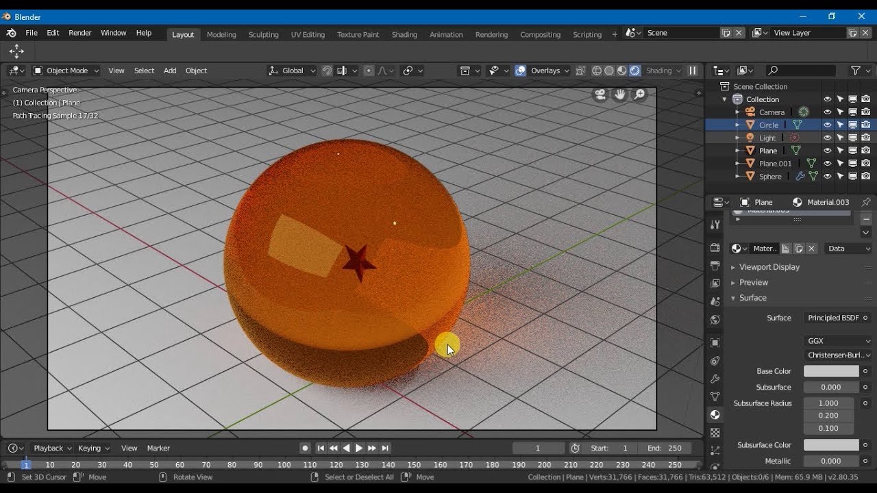 How to make DragonBall in Blender | Tutorial | Blender 2.8 - YouTube