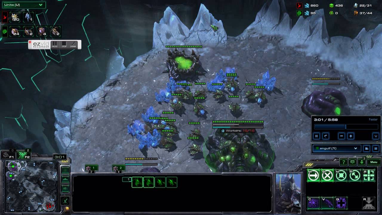 Starcraft 2 Legacy of the void Zerg standard build order - YouTube
