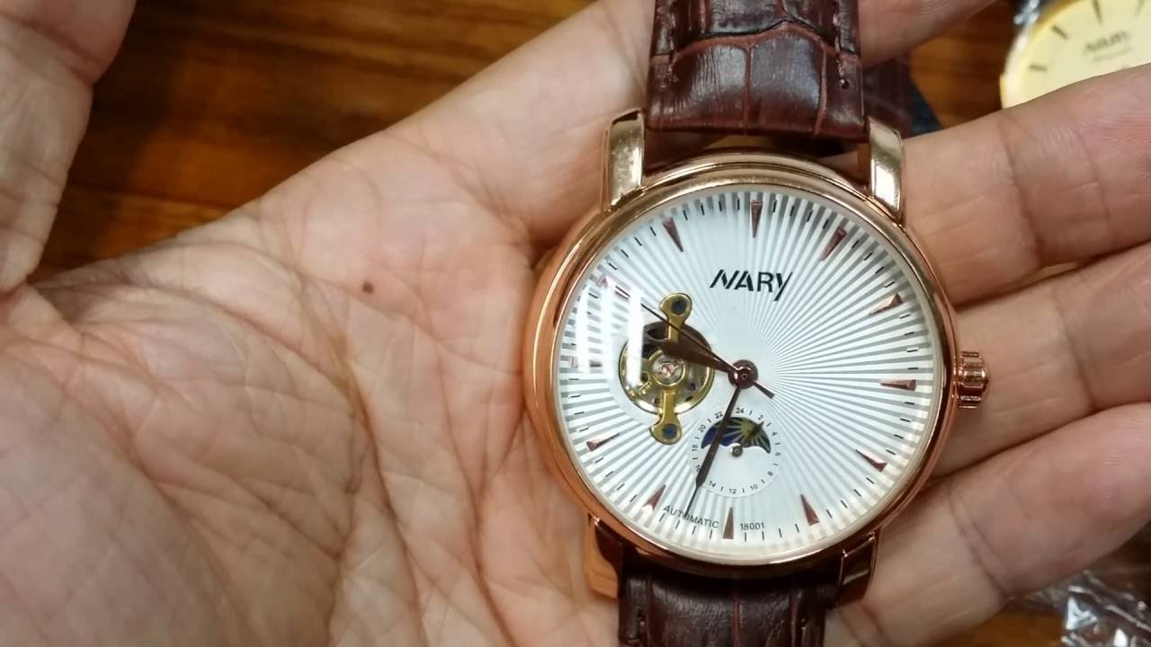 Nary brand mechanical watches NR18001 - YouTube