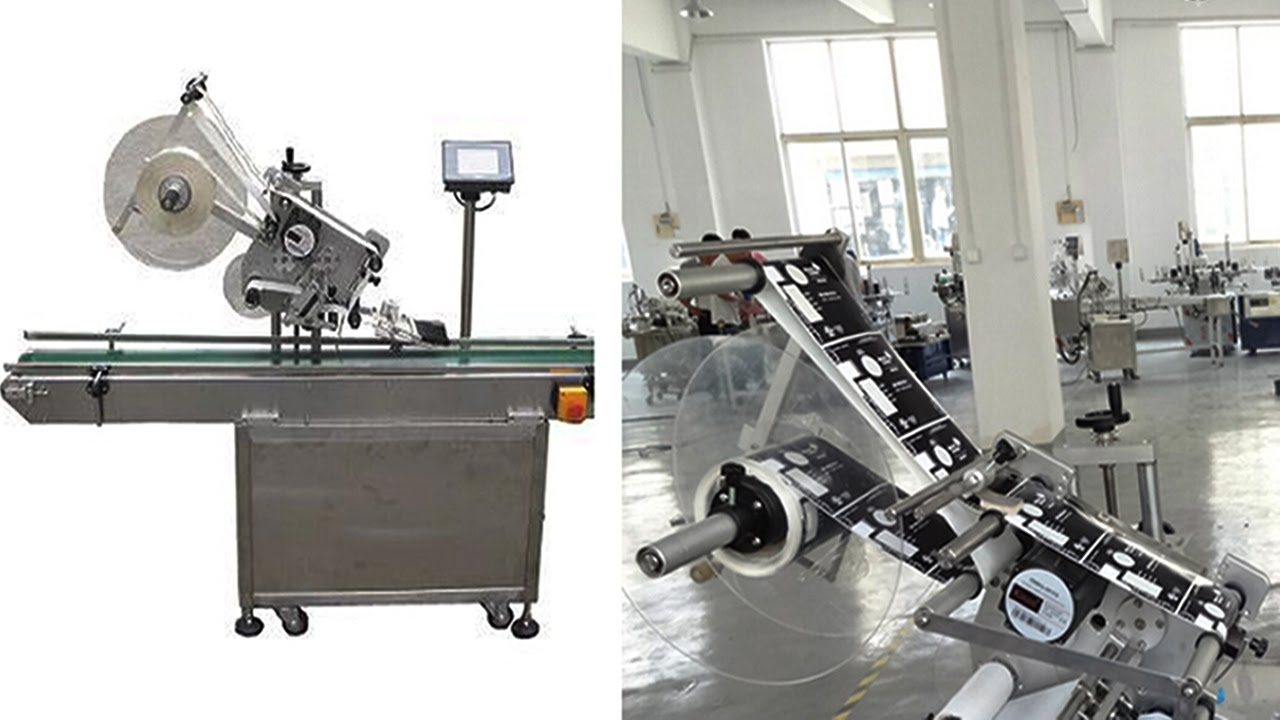 flat surface labeling machine automatic labeller equipment for boxes ...