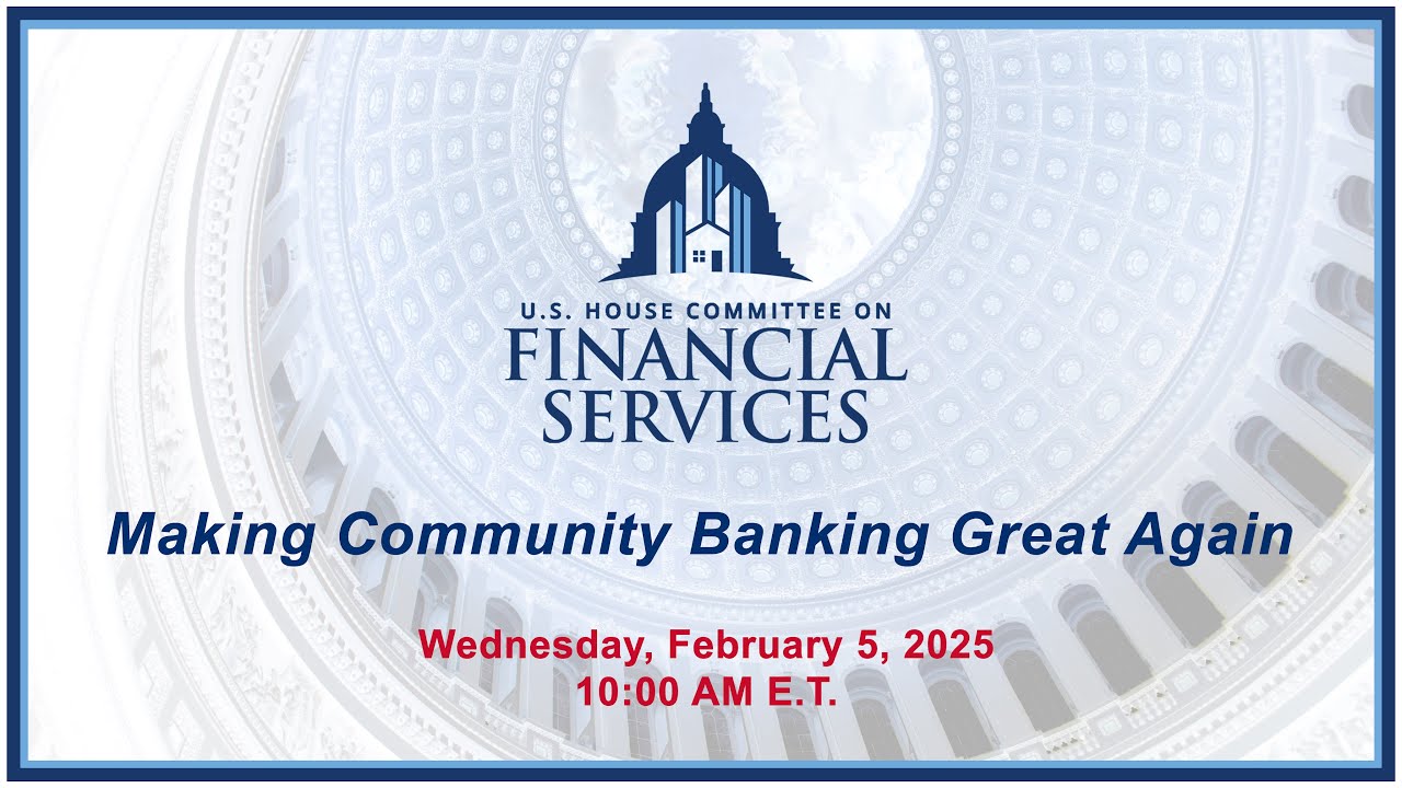 Making Community Banking Great Again (EventID=117855) - YouTube