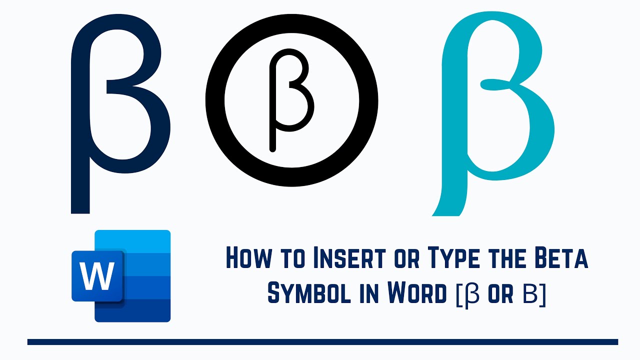 How To Insert Or Type The Beta Symbol In Word Or YouTube how-to-insert-or-type-the-beta-symbol-in-word-or-youtube