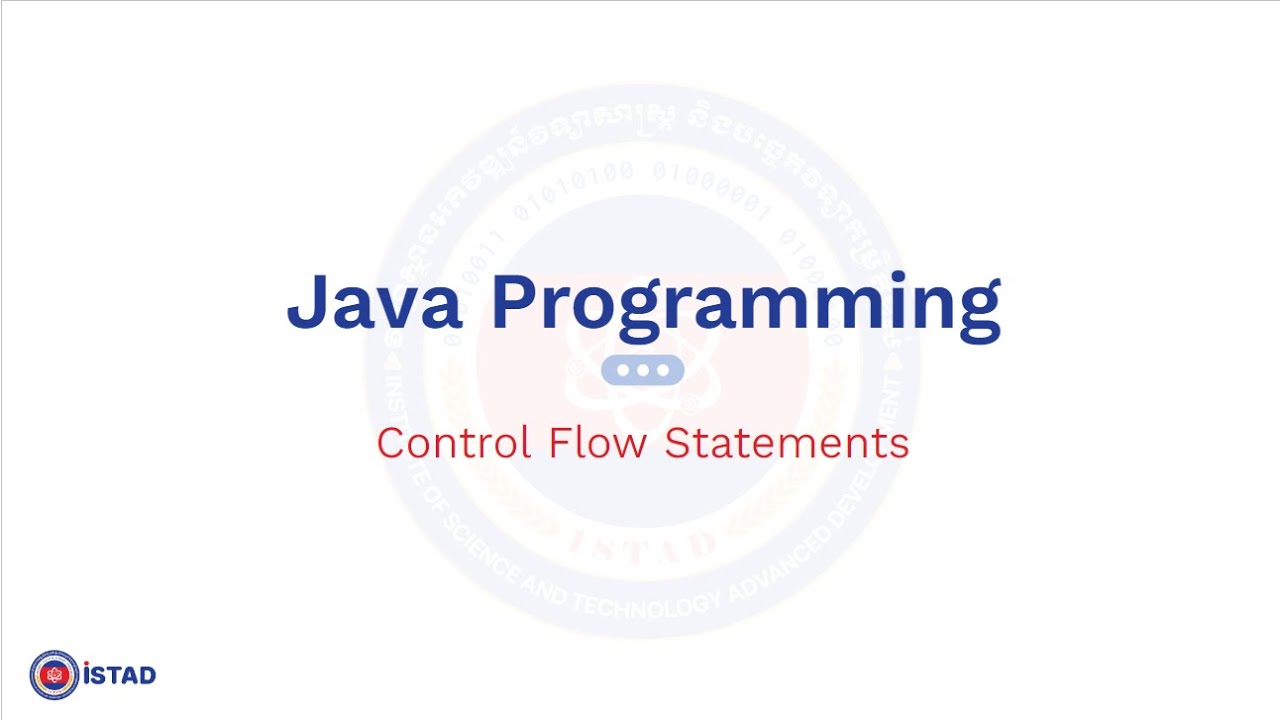 Introduce To Java Control Flow Statement Youtube