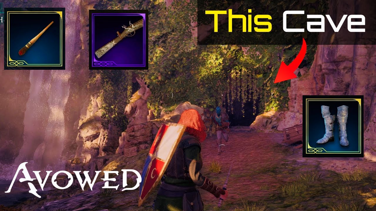 Don't Miss Waterfall Cave - Gears, Weapons & Hidden Treasure Chest ...