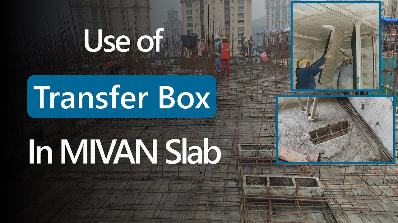 Use of Transfer box in MIVAN Slab #mivan - YouTube