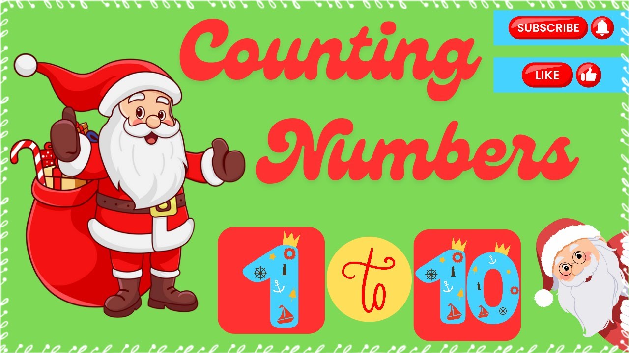 Christmas counting | #counting | 1to 10 | numbers song | @Chocolate ...