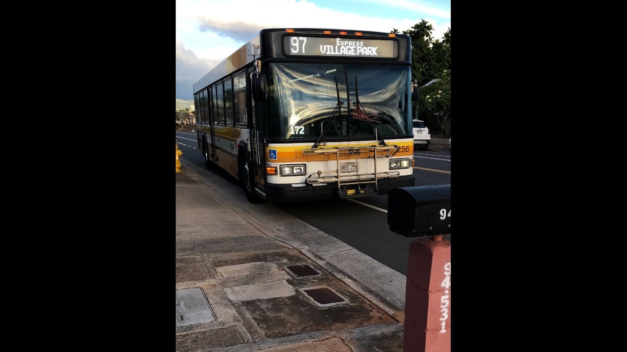 Thebus Honolulu Bus' 256 Gillig Low Floor 40' Ft Route 97 Express ...