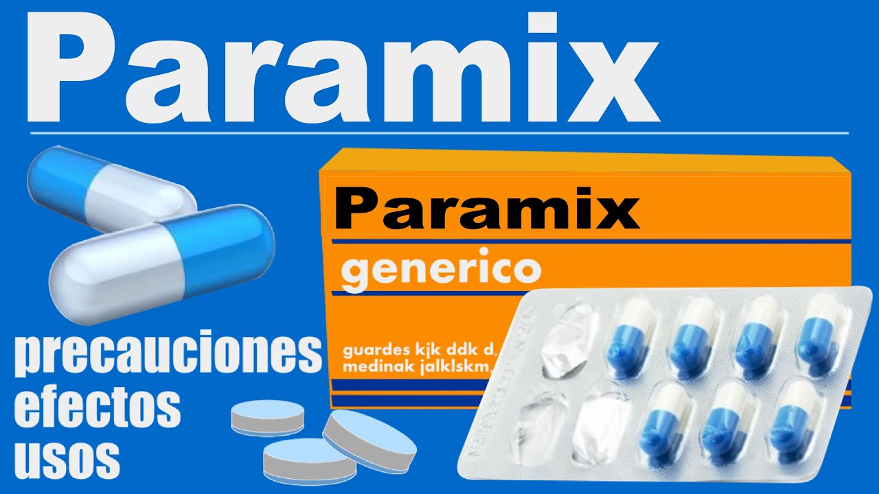 PARAMIX para que sirve reacciones trata parasitos lombrices - YouTube