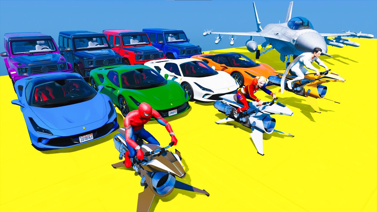 GTA V Super Stunt Car Racing Challenge By Trevor and Friends With ...