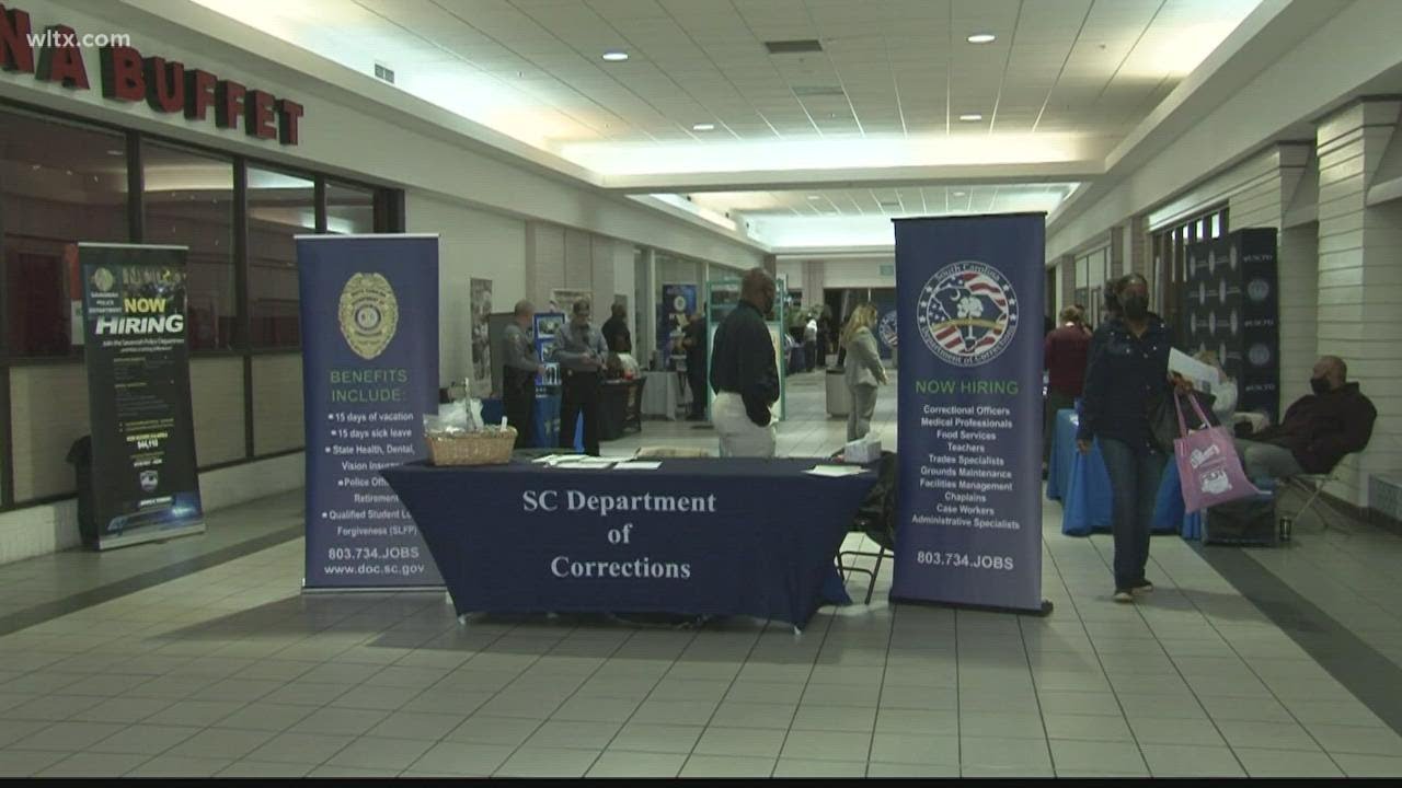 South Carolina Department of Corrections holds career fair - YouTube