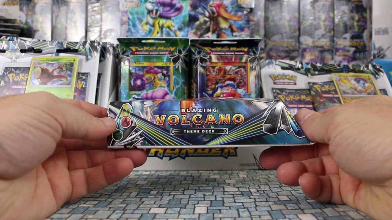 Pokemon TCG: Entei - Blazing Volcano Theme Deck Opening - Lost Thunder ...