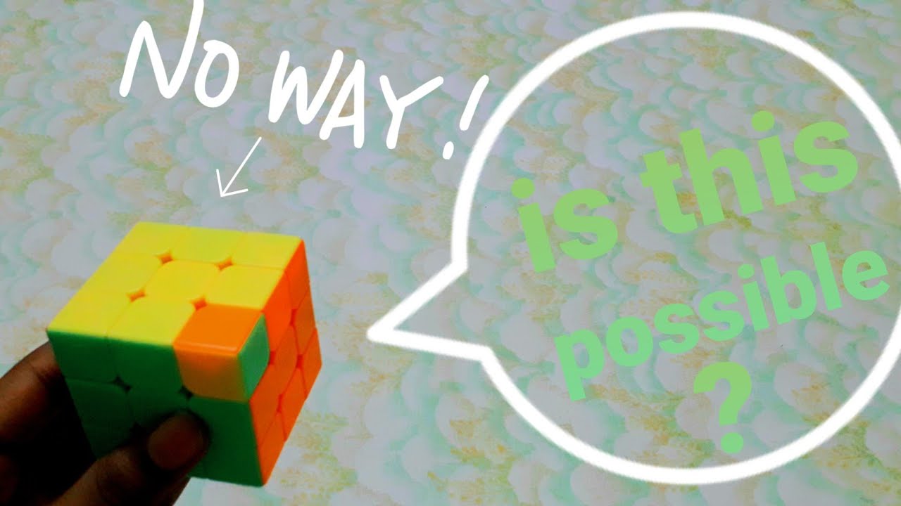 Two twisted corners of the rubiks cube. - YouTube