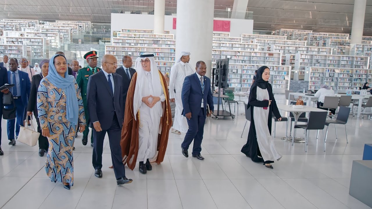 RAIS DK.MWINYI ATEMBELEA MAKTABA YA TAIFA QATAR HIKI NDICHO ...