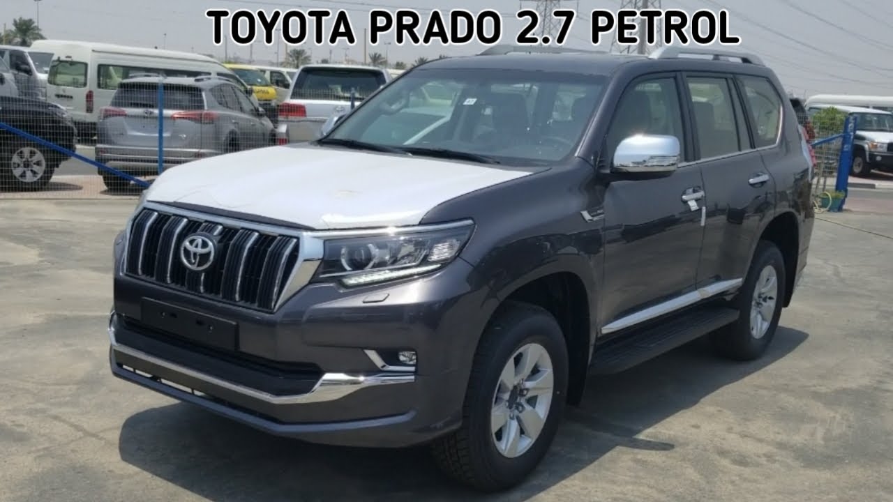 TOYOTA PARADO 2020 2.7L PETROL VX 0KM FUL OFTION COLOR GRAY - YouTube
