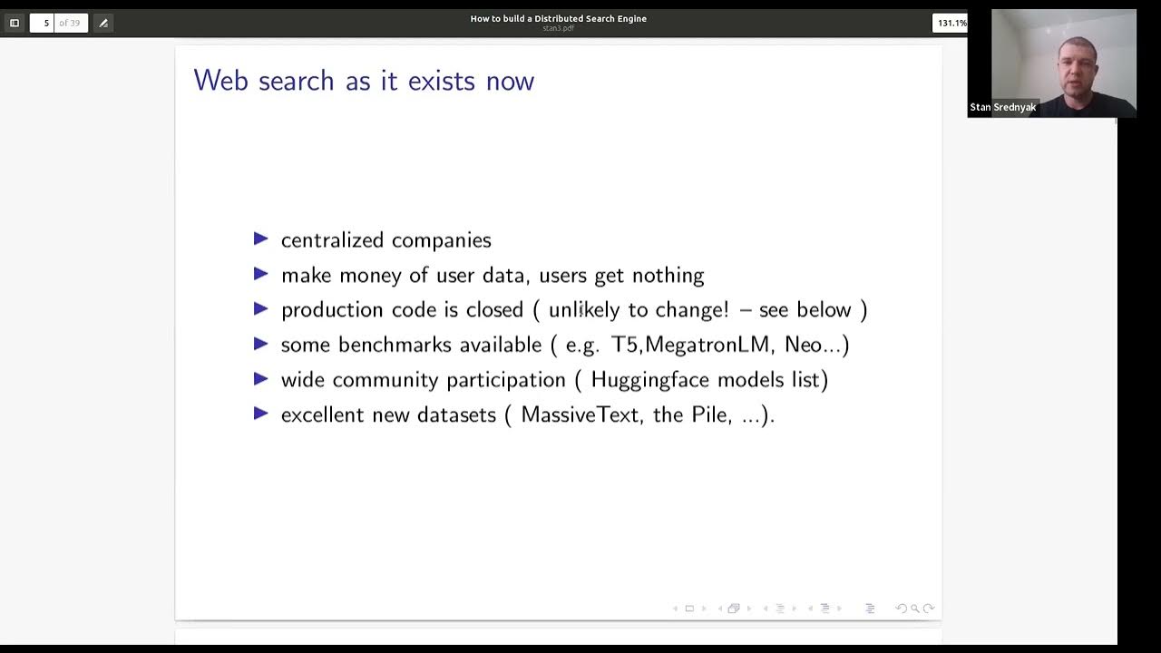 Why and How to Build a Distributed Search Engine, with Stan Srednyak - YouTube