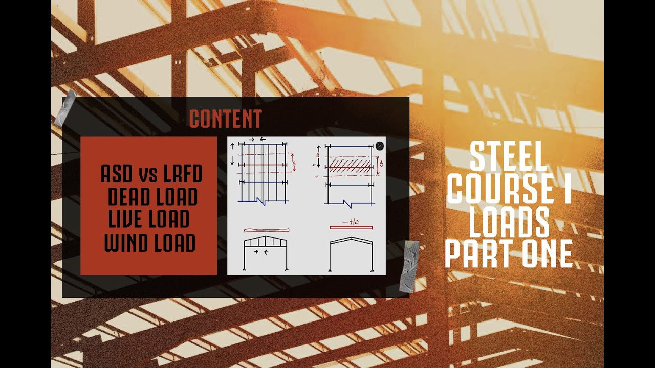 10-STEEL COURSE I : LOADS - PART ONE - YouTube