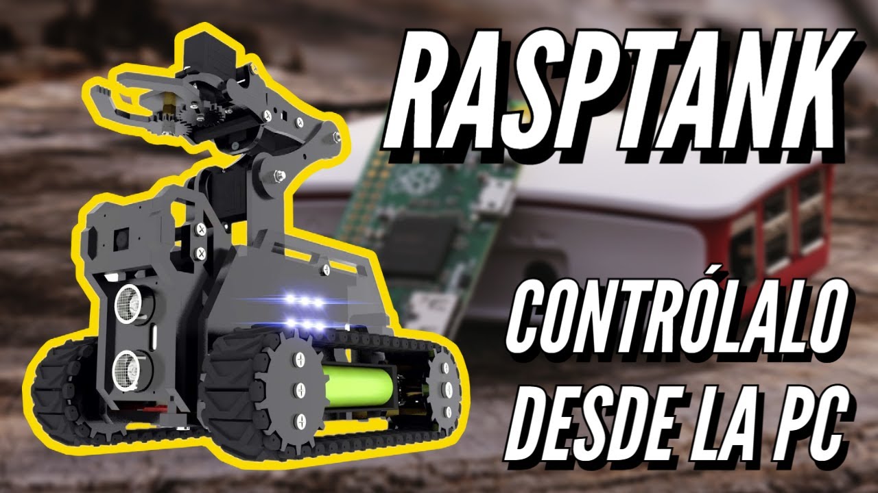 Robot RaspTank con brazo mecanico montable DIY con multiples funciones ...