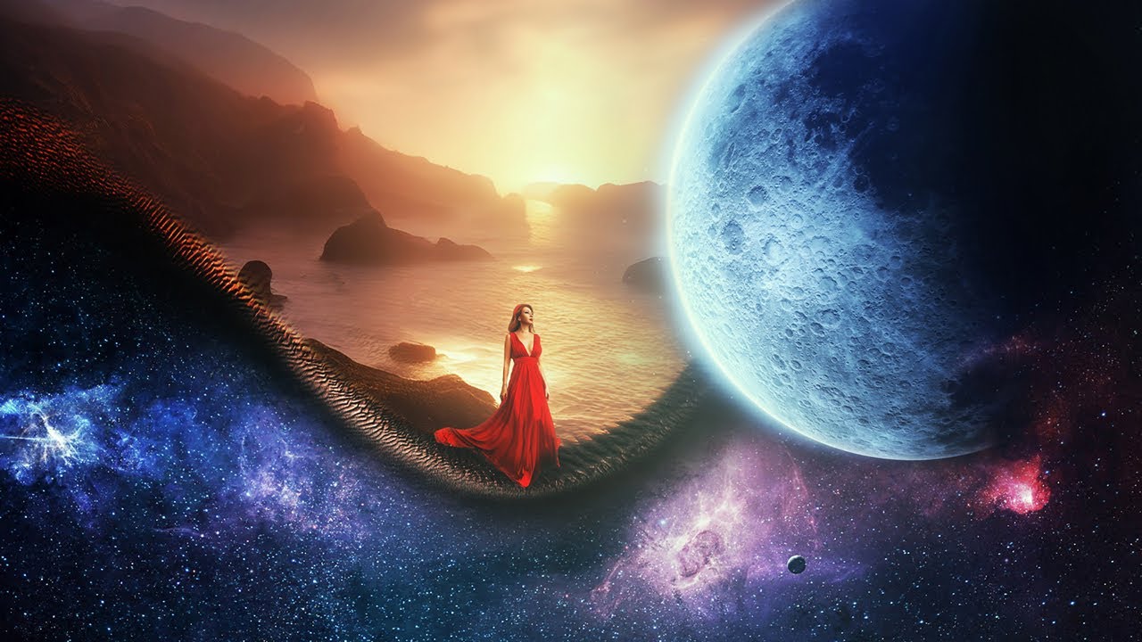 Two Worlds | Fantasy Scenery | Photoshop Manipulation Tutorial - YouTube