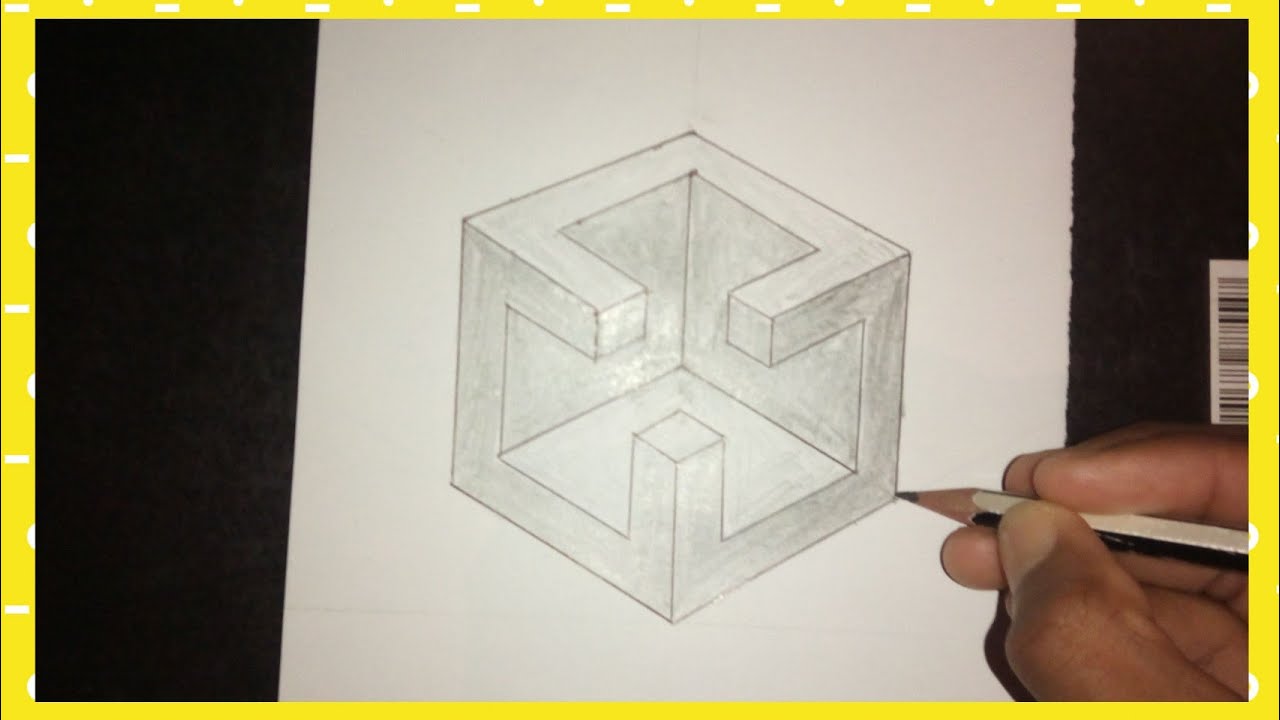 How to Draw a Geometric Figure in 3D | Part 6 | DRAWING - YouTube