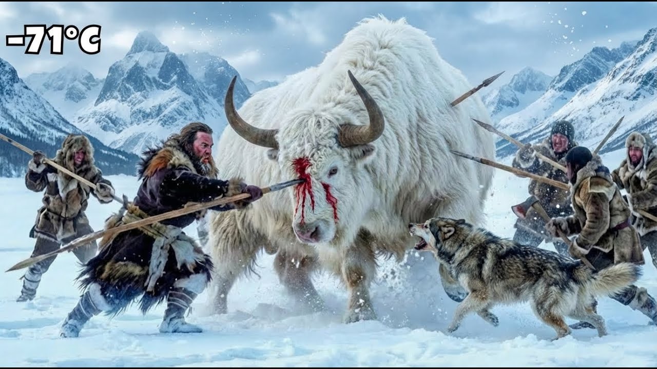 11,800kg Ox Hunt at −71°C | The Survival Feast That Saves Winter - YouTube