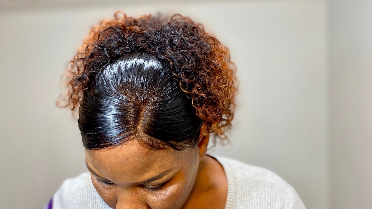 HOW TO DO FRONTRAL PONYTAIL | SLEEK PONYTAIL ON SHORT HAIR | DIY ...