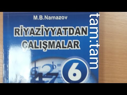 tam ədədlərin bölünməsi N '1-10.namazov çalışmalar 6 cı sinif