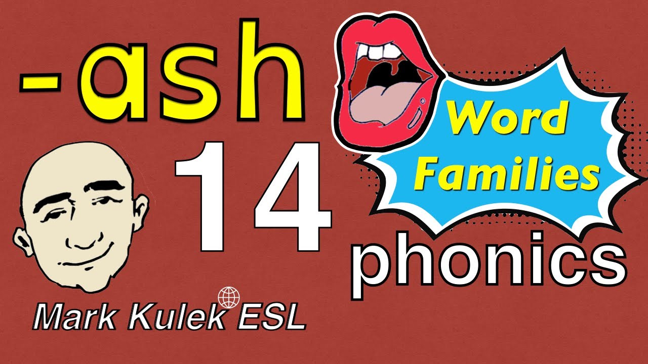 Learn Phonics - Ash (dash, rash, crash, clash) | Learn English - Mark ...