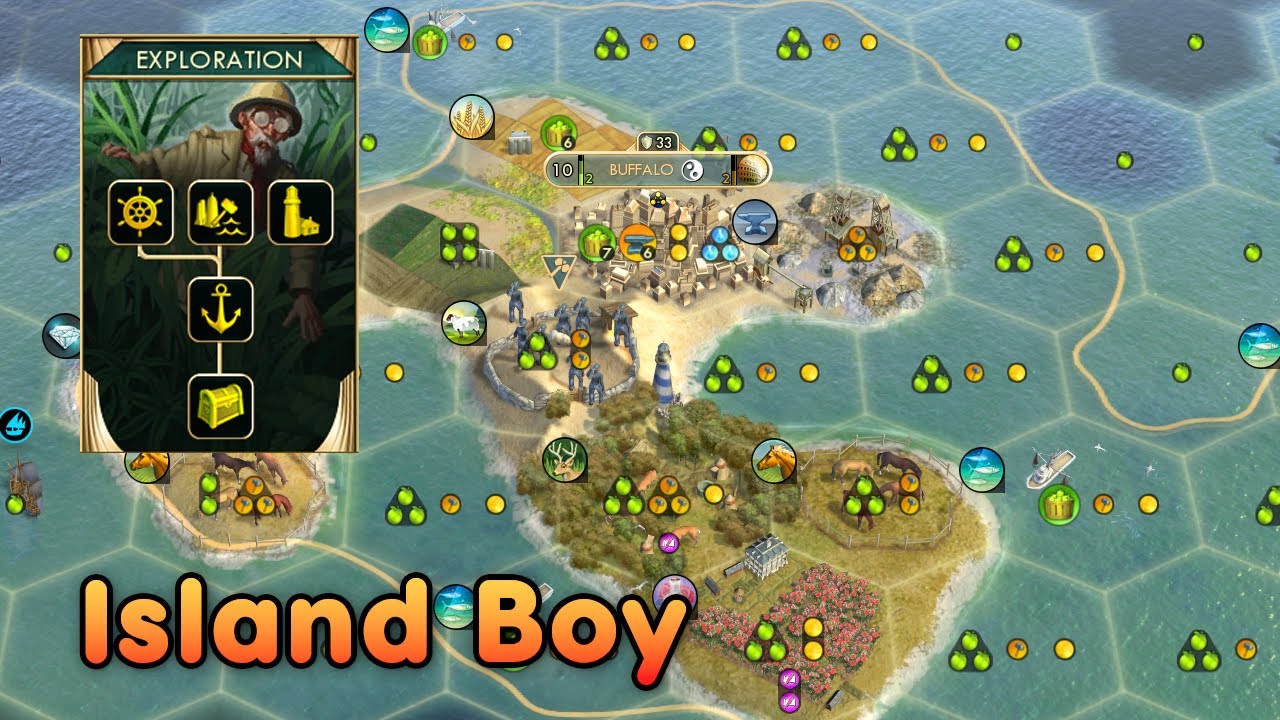I became an Island boy and MAXXED out Exploration - Civ 5 Iroqouis ...