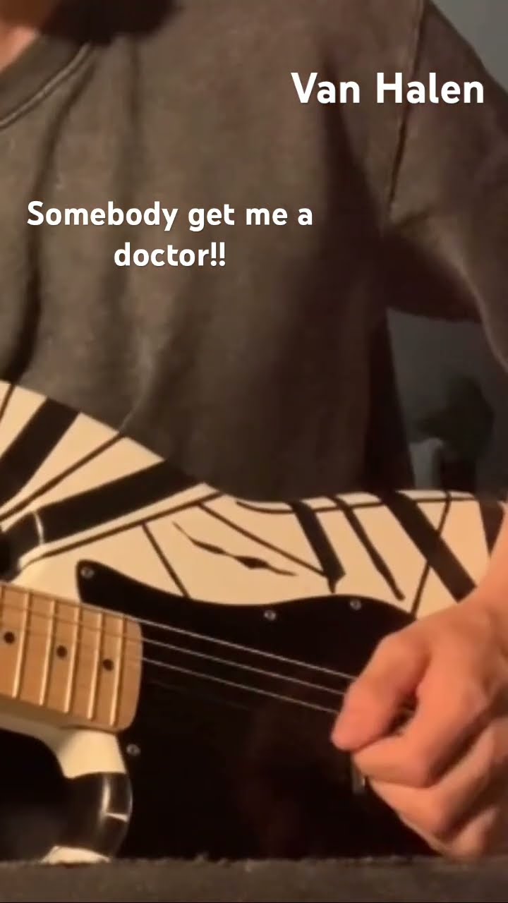 Somebody get me a doctor solo cover Van Halen - YouTube