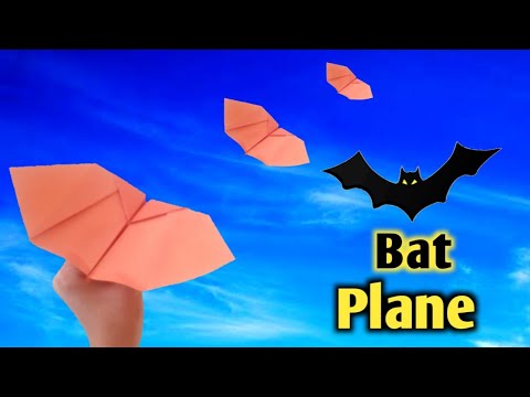 Bat paper plane | How to make bat paper plane | Bat paper plane - YouTube