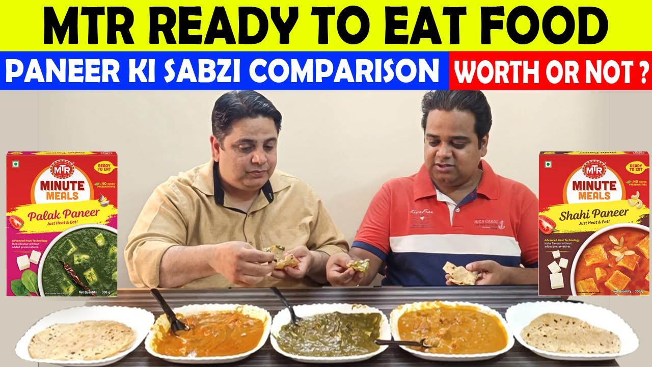 MTR Ready to Eat Food Review ! MTR Review ! Delhi Street Food ! Indian ...