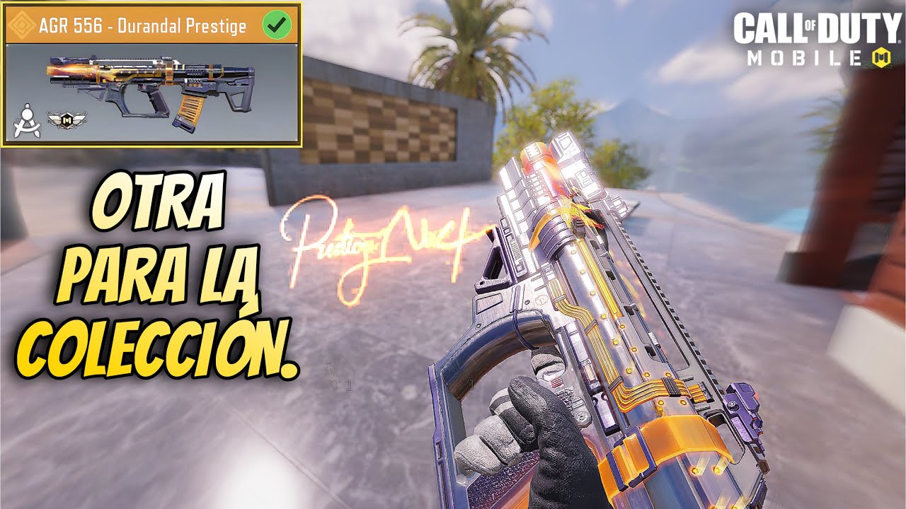 PROBANDO LA AGR 556 DE PRESTIGIO l CODM RANKEDS - YouTube