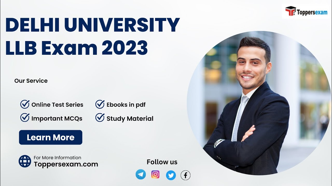 DELHI UNIVERSITY LLB 2023, Exam Syllabus, Preparation 2023, Question ...